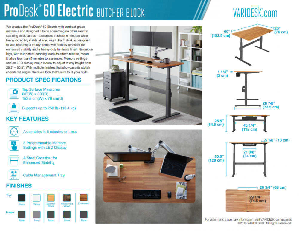 ProDesk 48 and ProDesk 60 | Varidesk Standing Desk Reviews