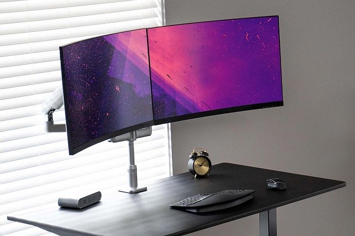 Best Dual Monitor Arms for Standing Desks | Ergonomic Office